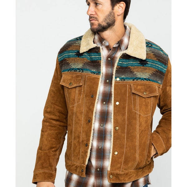 Mens Southwestern Print Jacket - Etsy