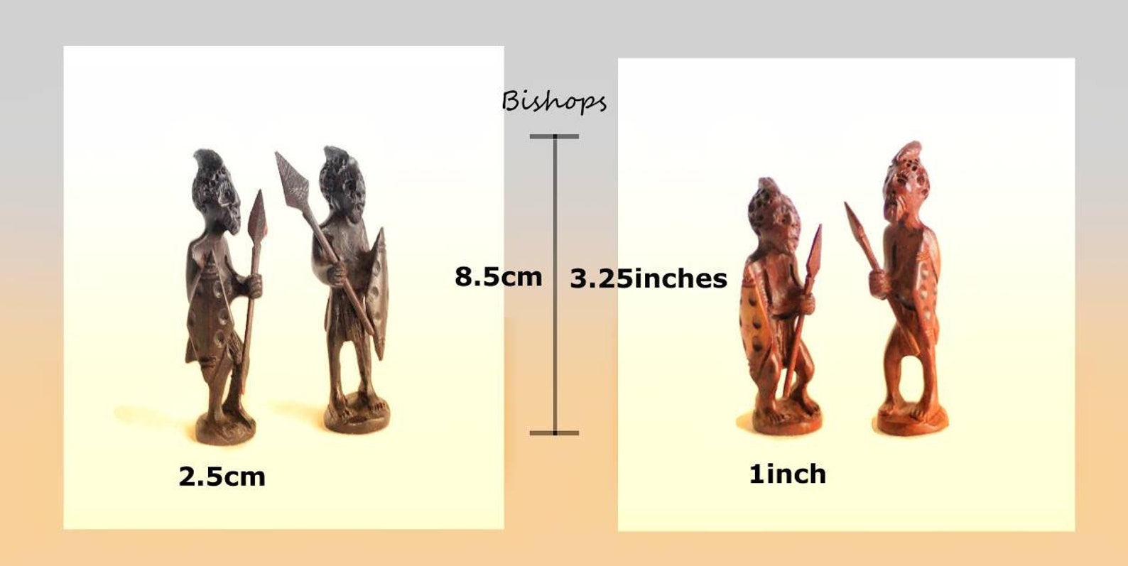 Zimbabwean Handcarved Warriors Chess Set Art Masterpiece. | Etsy