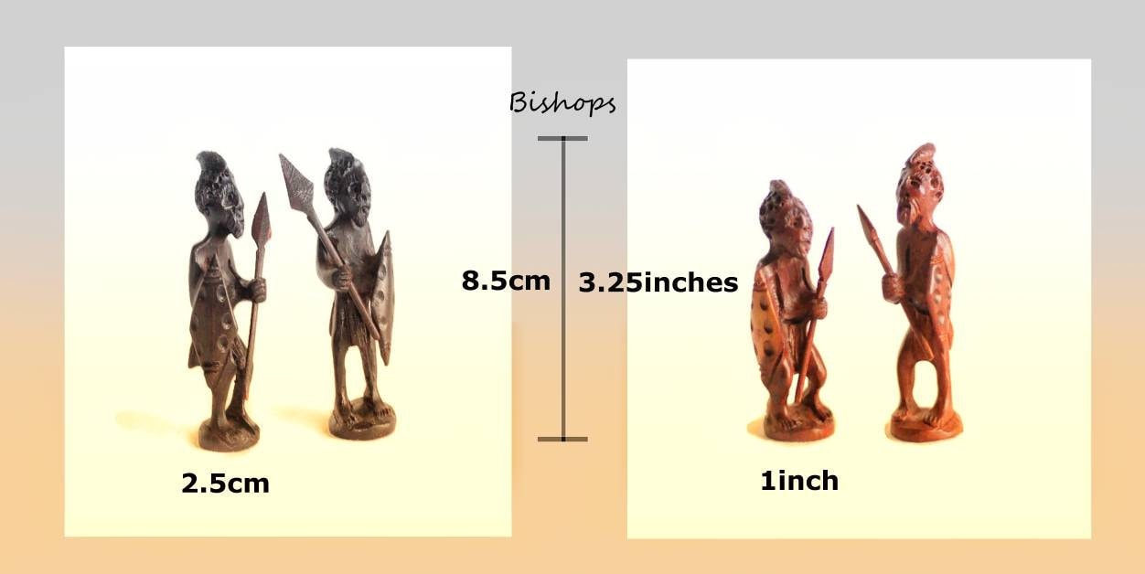 Zimbabwean Handcarved Warriors Chess Set Art Masterpiece. - Etsy