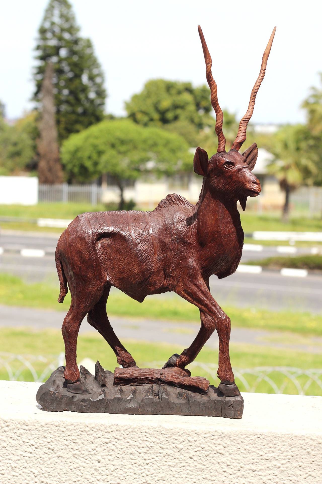 Large Fine Art Eland /kudu Ironwood Handcarved Figurine. - Etsy
