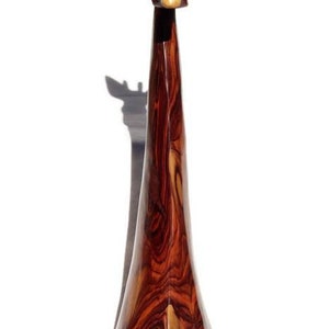 Giraffe Neck and Head Fine Art Genuine Zebra Wood Sculpture. Office ...
