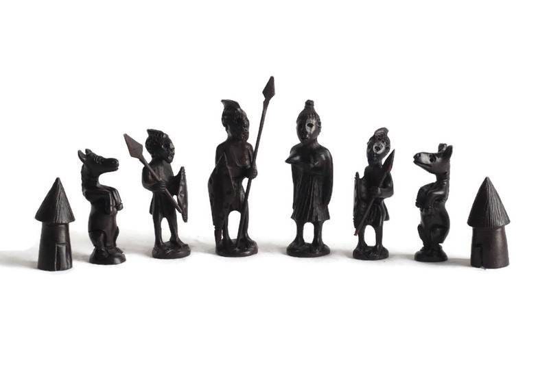 Zimbabwean Handcarved Warriors Chess Set Art Masterpiece. - Etsy