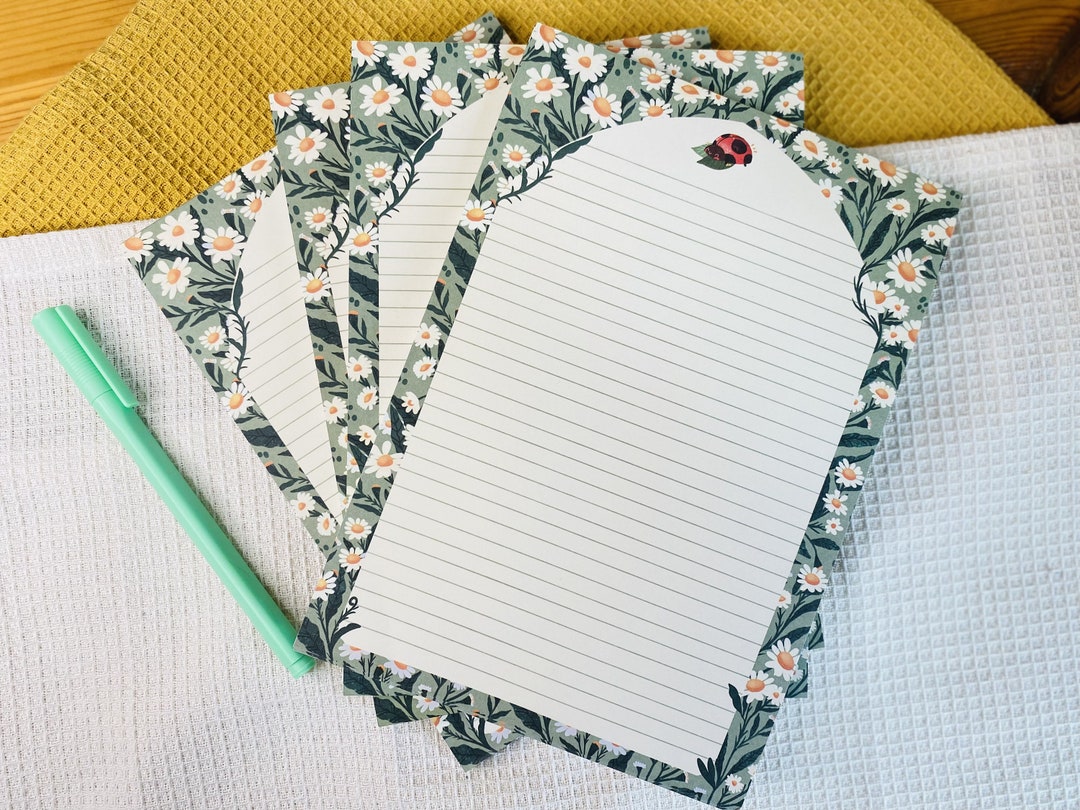 Daisy Letter Paper A5 to Do Letter Paper Sized Notepad to Do Planner 50 ...