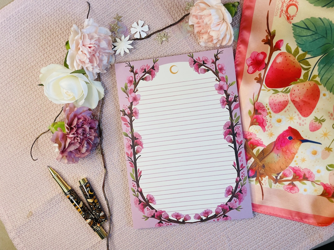 Sakura Letter Paper A5 To-do - Letter Paper Sized Notepad - to Do ...