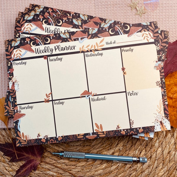 Weekly Planner Pad - Etsy