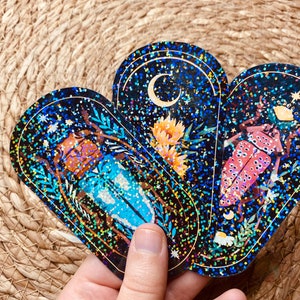 Beetle Bug Holographic Vinyl Stickers - Bullet Journal Stickers ...