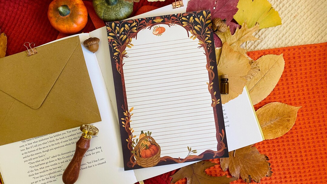 Pumpkin Letter Paper A5 To-do - Letter Paper Sized Notepad - to Do Planner 50-49 Tear-off Sheets ...
