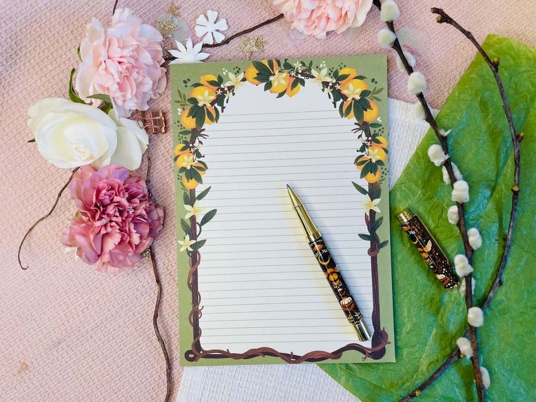 Lemon Letter Paper A5 To-do - Letter Paper Sized Notepad - to Do ...