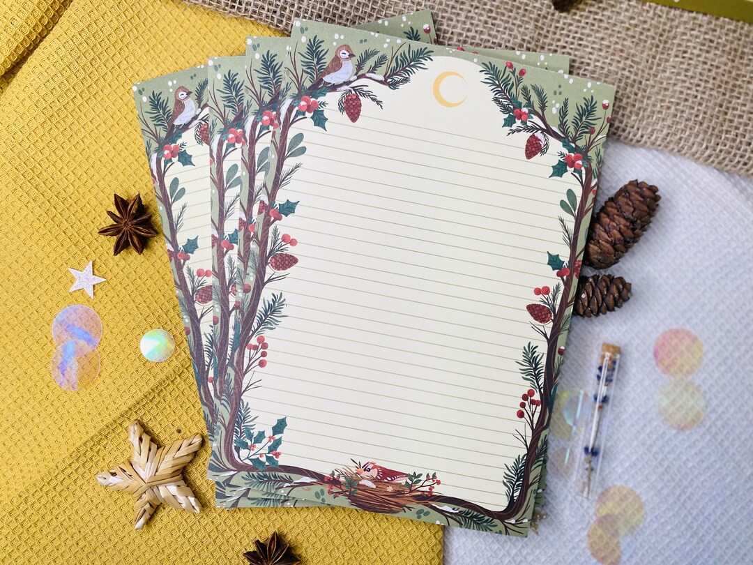 Winter Letter Paper A5 to Do Letter Paper Notepad to Do Planner 50-49 ...