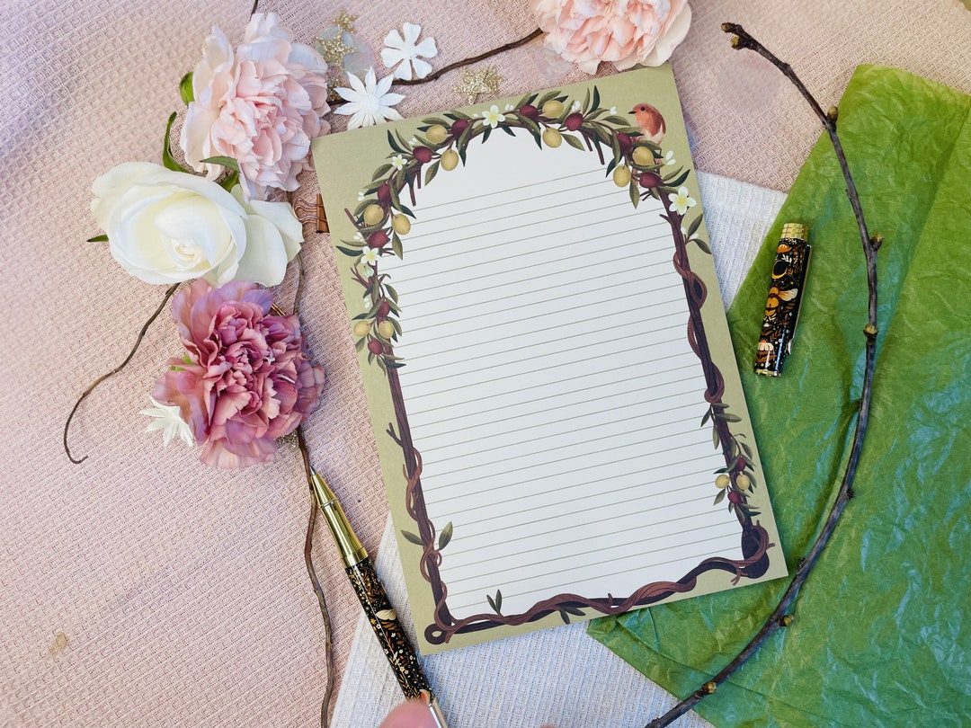 Olive Letter Paper A5 To-do - Letter Paper Sized Notepad - to Do ...