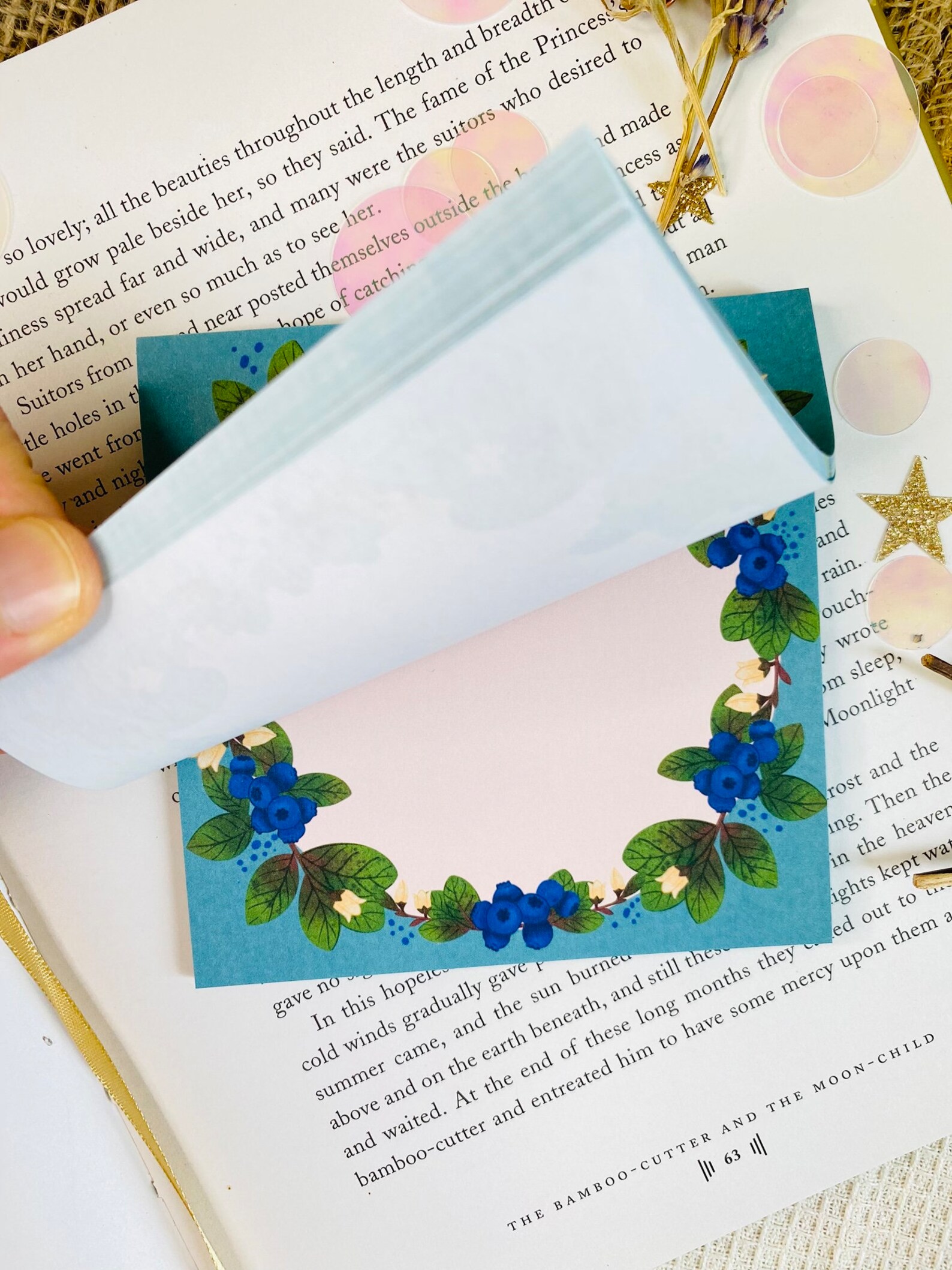 Blueberry Memopad Mini Notepad 50 Sheets Memo Pad - to Do List Memo Pad ...