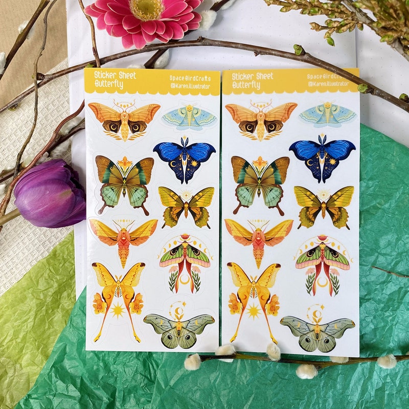 Aesthetic Transparent Stickers - Etsy