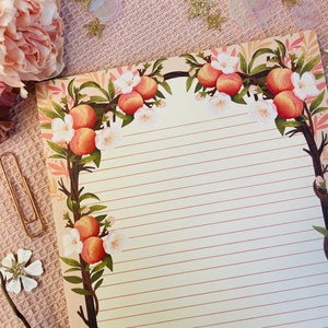 Peach Letter Paper A5 To-do - Letter Paper Sized Notepad - to Do ...