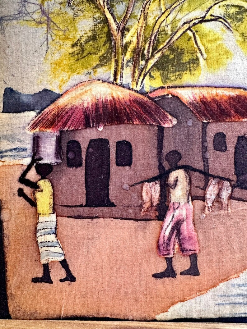 Original Batik Painting by Peter Mkoweka, Malawi, Africa - Etsy