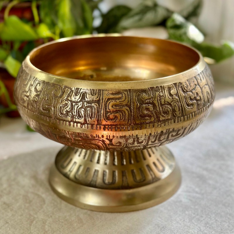Brass Centerpiece - Etsy