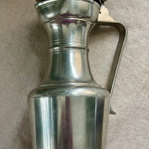 Vintage Swiss Pewter Stein, Pitcher, Acorns SIGG Feinzinn Etain ...