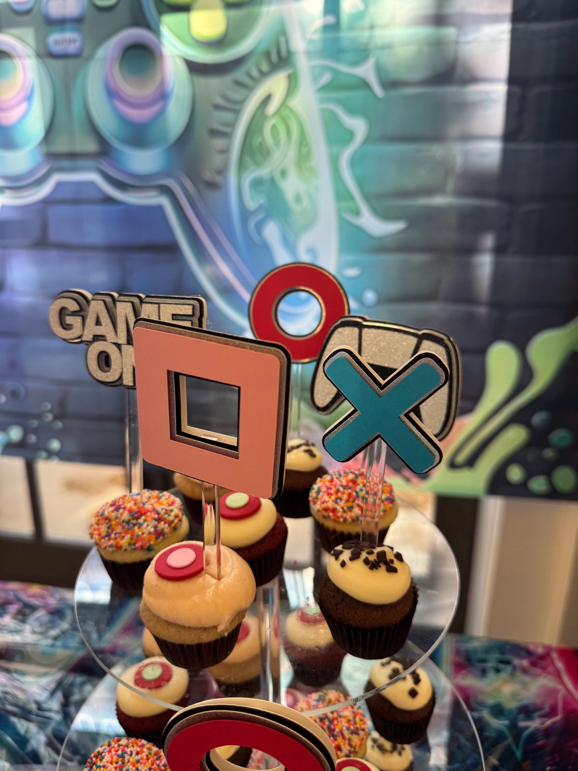 Gamer Cake Topper Set, Level up Birthday, Video Game Party - Etsy