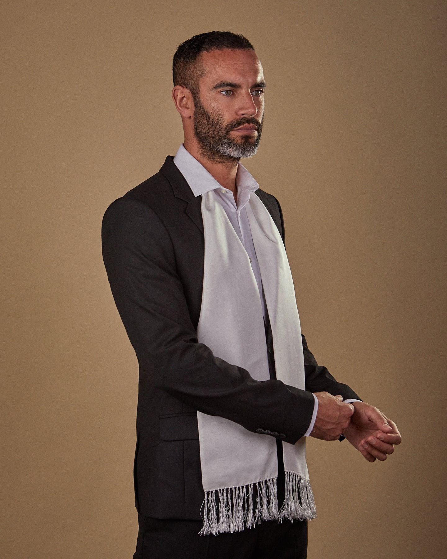 Men's Silk Aviator Scarf in White the Air White Aviator - Etsy Canada