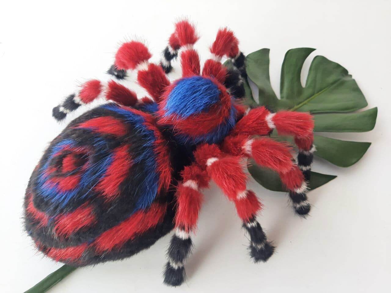 Madam Octa Spider Plush- Art Doll Creature- Poseable Art Ooak- "cirque ...