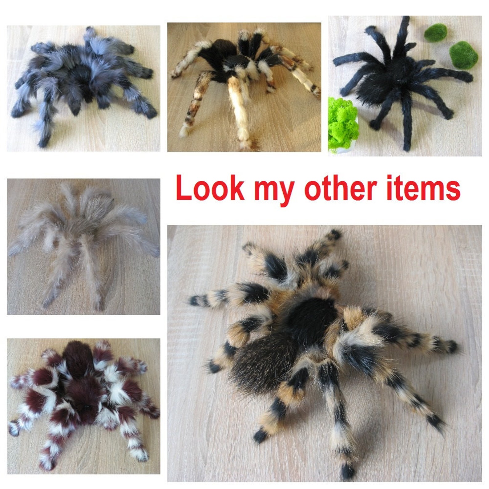 Lifelike Spider not Framed Realistic Fake Tarantula Plush | Etsy