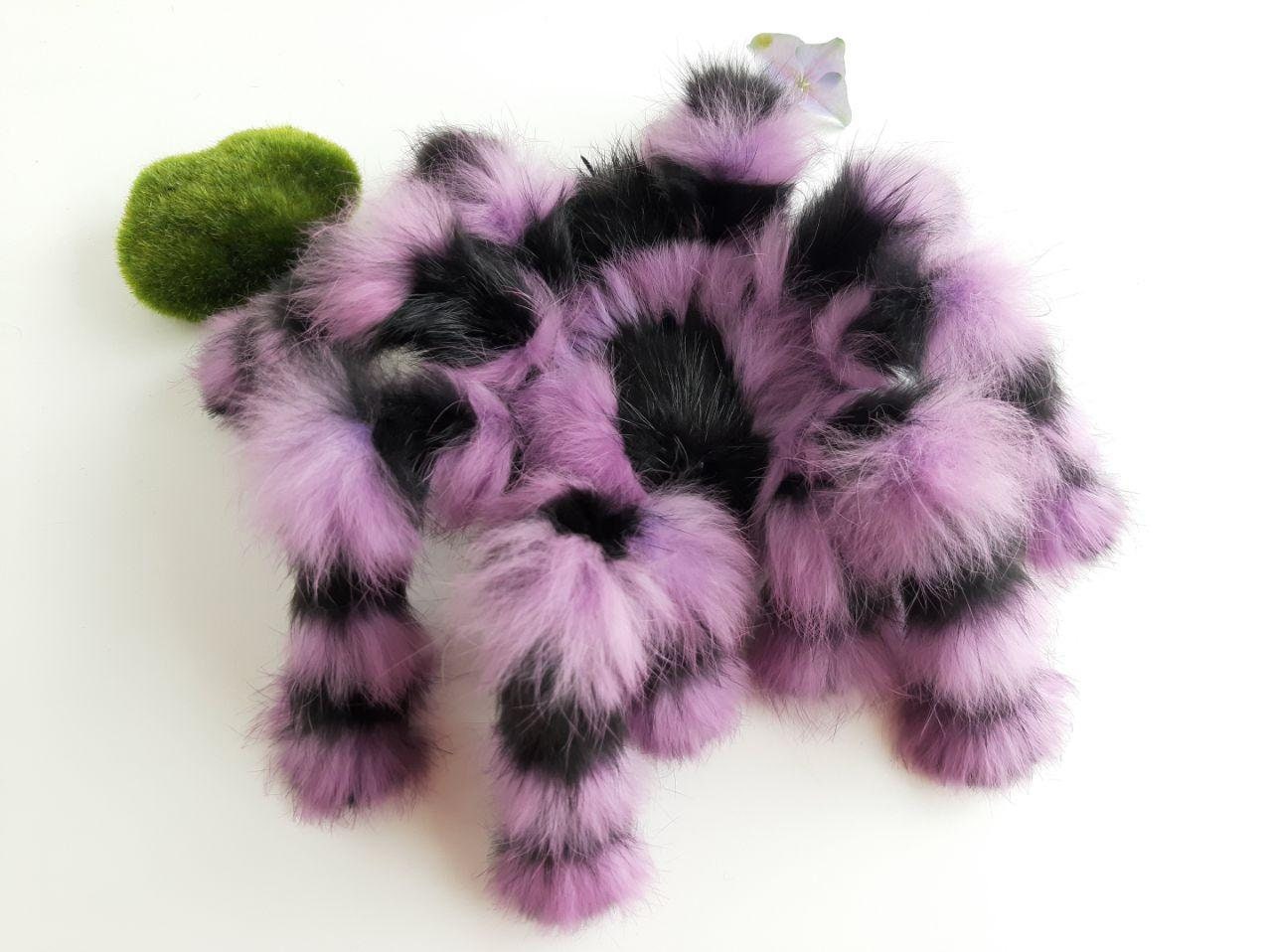 Spider Plush Fluffy Tarantula Poseable Art Doll Stuffed Animals Fake ...