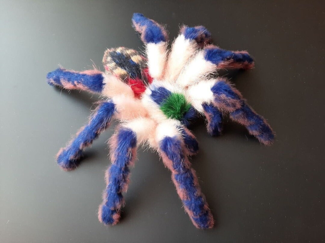 Tarantula Spider Art Doll - Shelf Decor - Jungle Wall Decoration ...