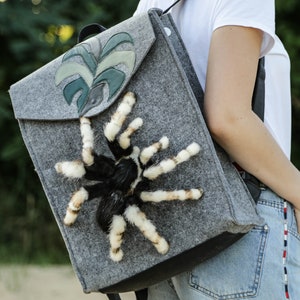 Spider Backpack Decor Tarantula Plush Insect Monster Bag Beetle Handbag ...