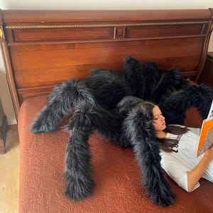 Giant Spider Sleeping Plush for Adults, Weighted Plushie, Cute Monster ...