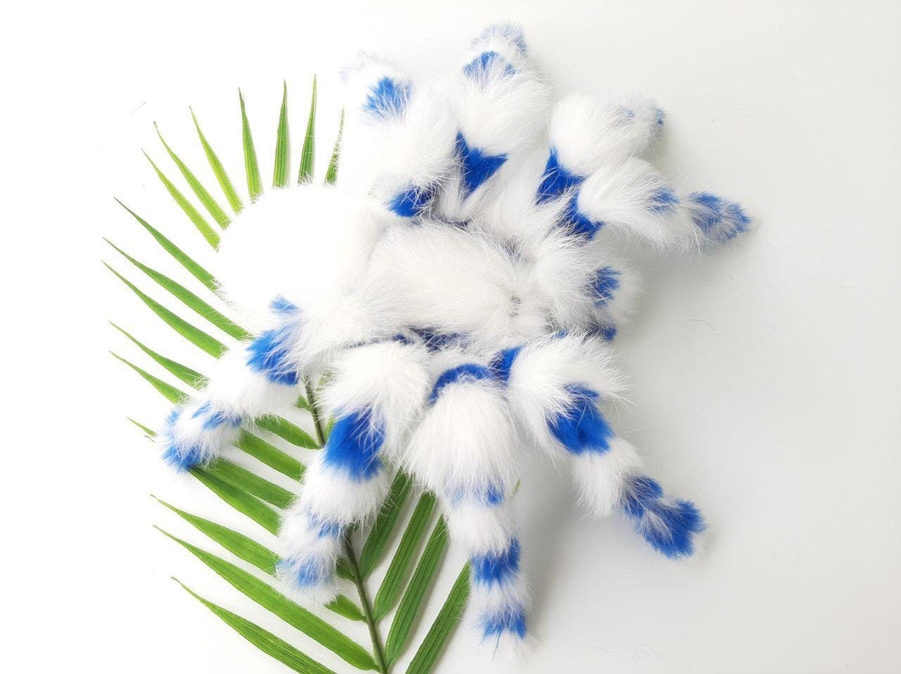 Blue Spider Plush Fluffy Tarantula Poseable Art Doll Stuffed - Etsy