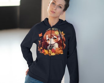 Girl Anime Hoodie Zip - Etsy
