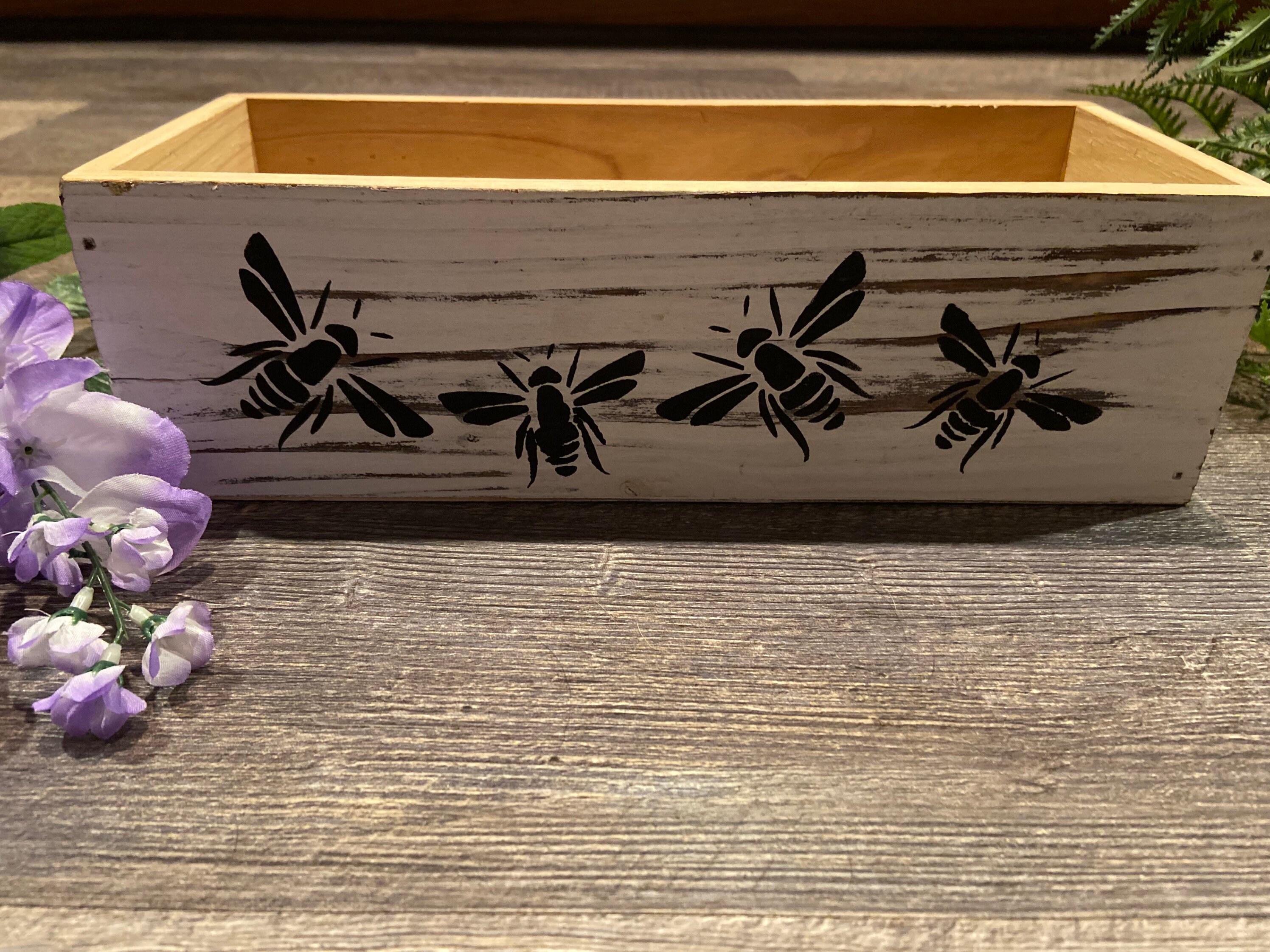 Bee Box Bee Lover Spring Decor Summer Decor Buzzing Bee - Etsy