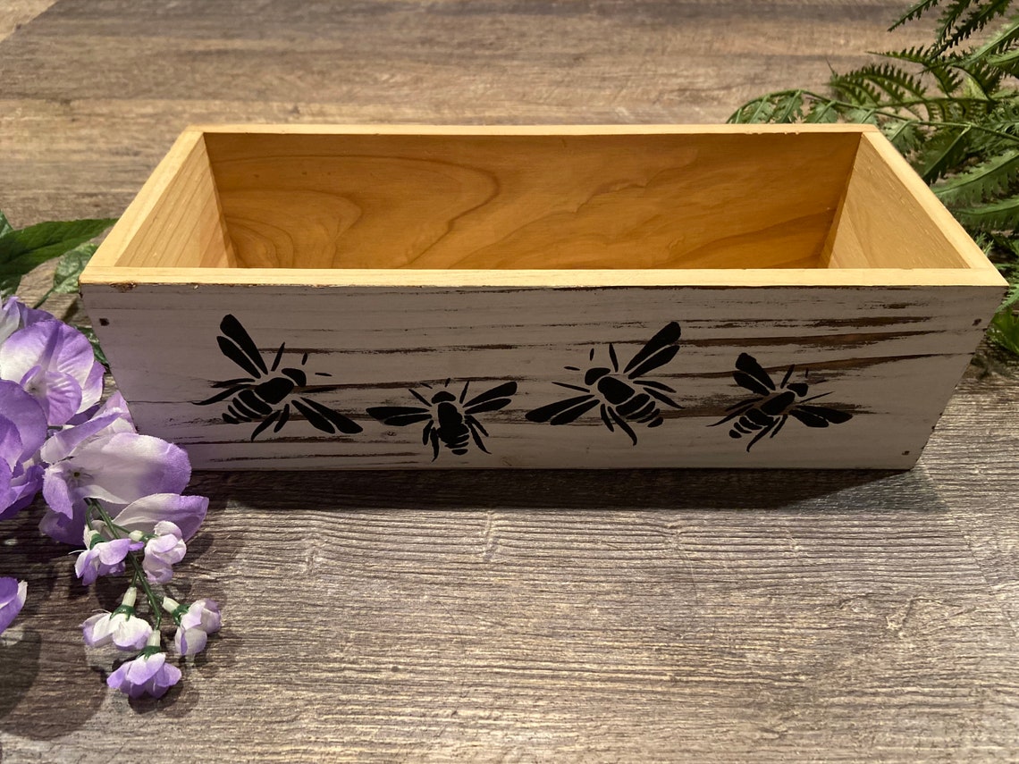 Bee Box Bee Lover Spring Decor Summer Decor Buzzing Bee - Etsy