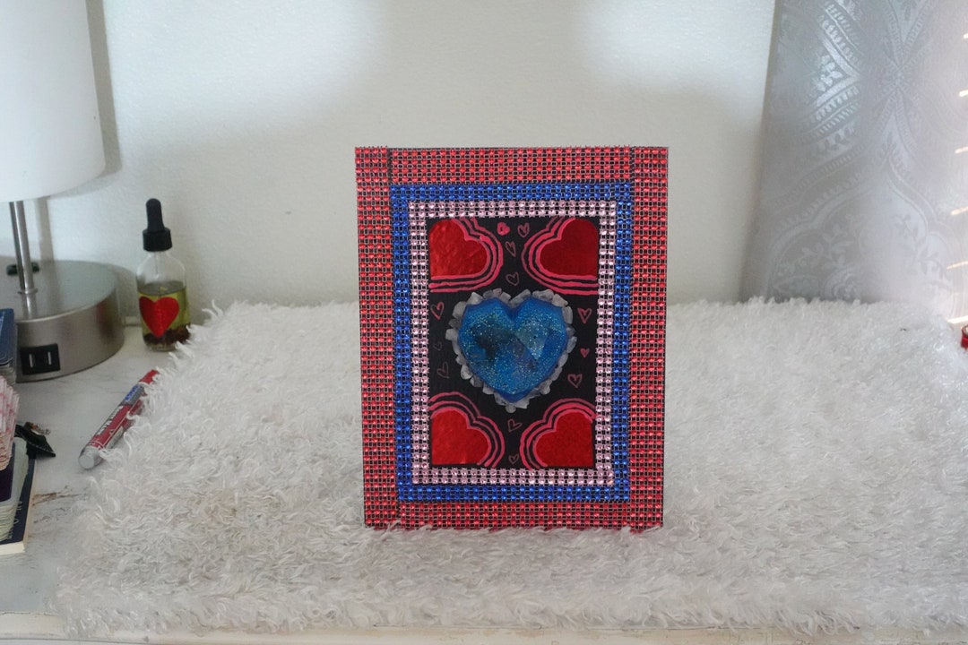 LOVE Spell Enchanted Heart Art Piece Infused With Love Herbs, Love Oil ...