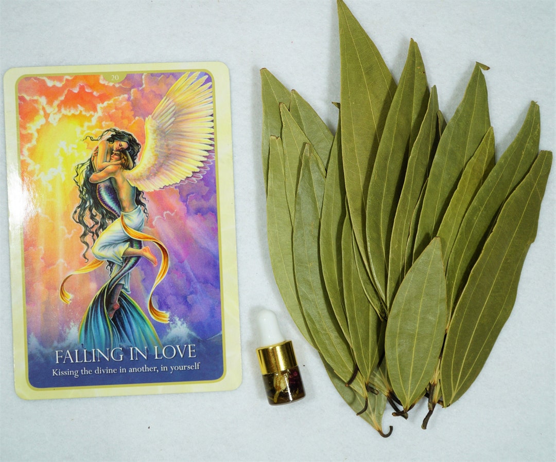 Bay Leaf LOVE Manifestation Kit 20 Whole Bay Leaves LOVE Oil prepared With High Love Vibration ...