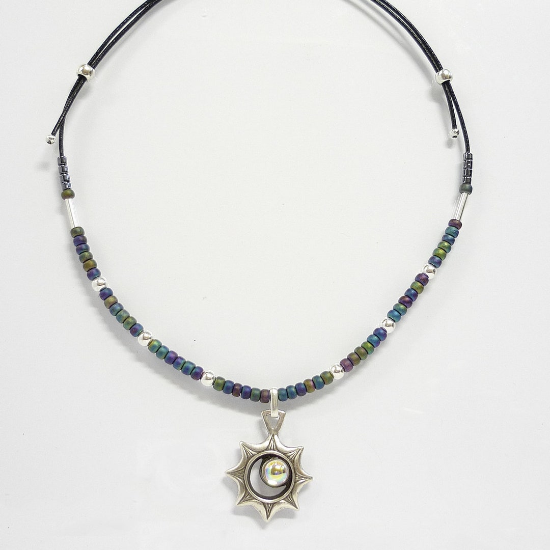 Eclipse Fashion Necklace, Moon and Sun Necklace, Eclipse Jewel, Eclipse ...