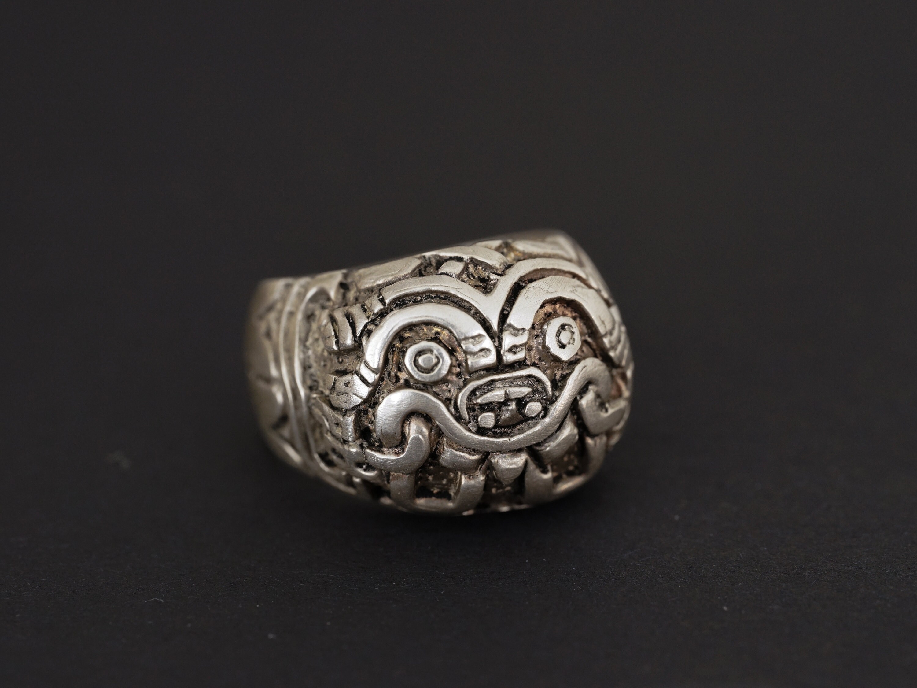 Ethnic Type Ring, Aztec, Mexico - Etsy