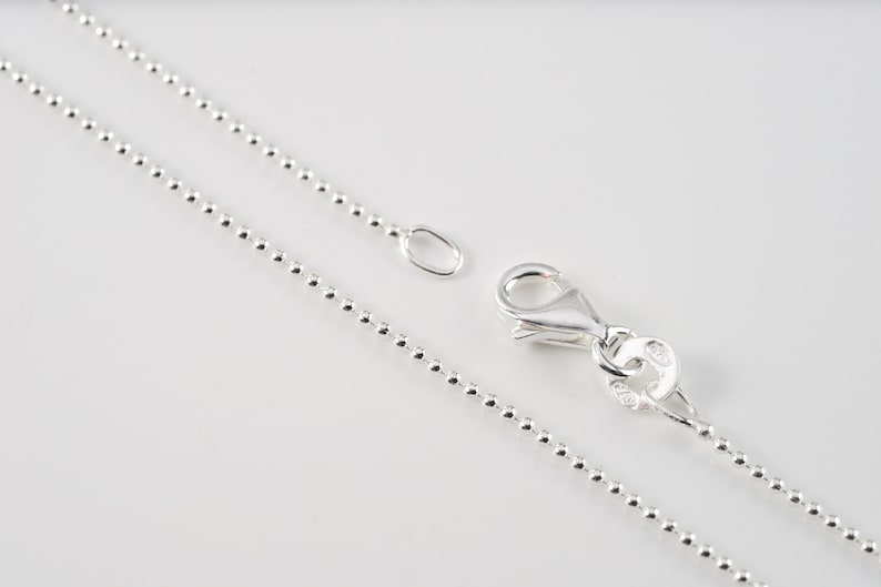 Ball Chain or Ball Chain in Silver 925/1000 (sterling Silver), From 1mm ...