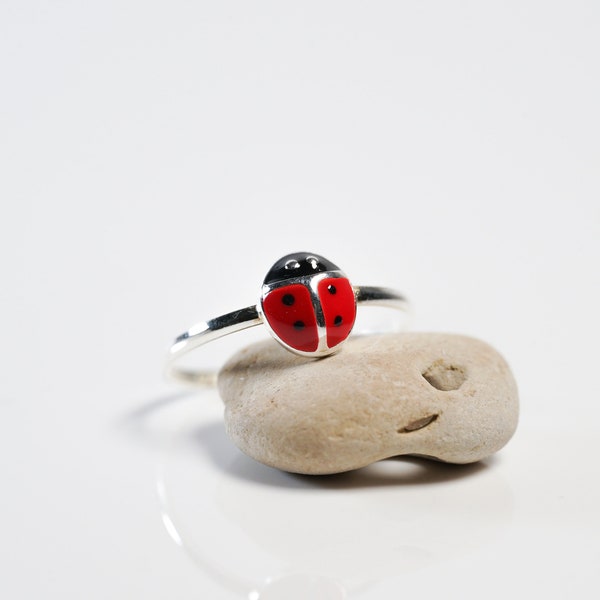 Ladybug Ring - Etsy