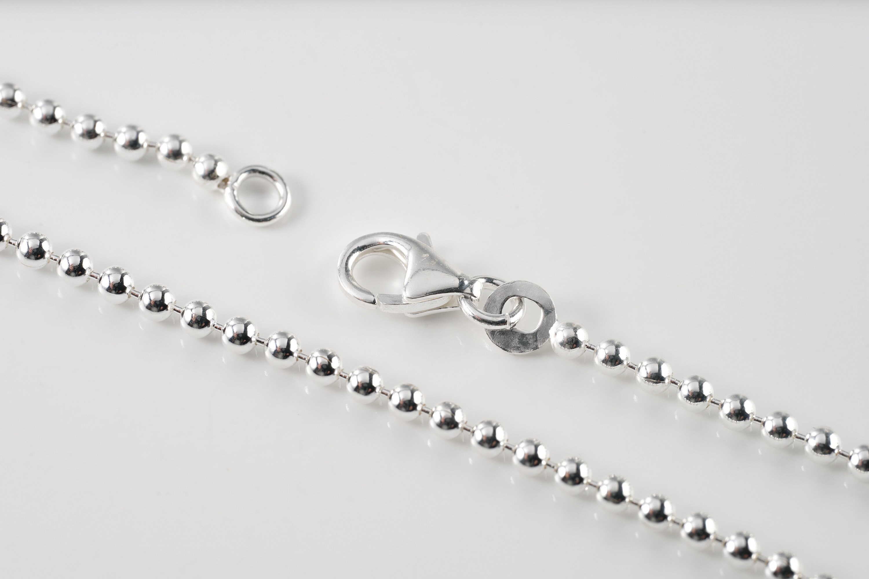 Ball Chain or Ball Chain in Silver 925/1000 (sterling Silver), From 1mm ...