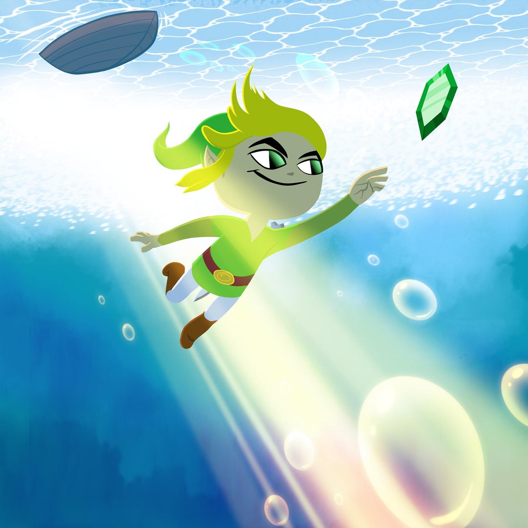 Wind Waker Open Ocean Print - Etsy