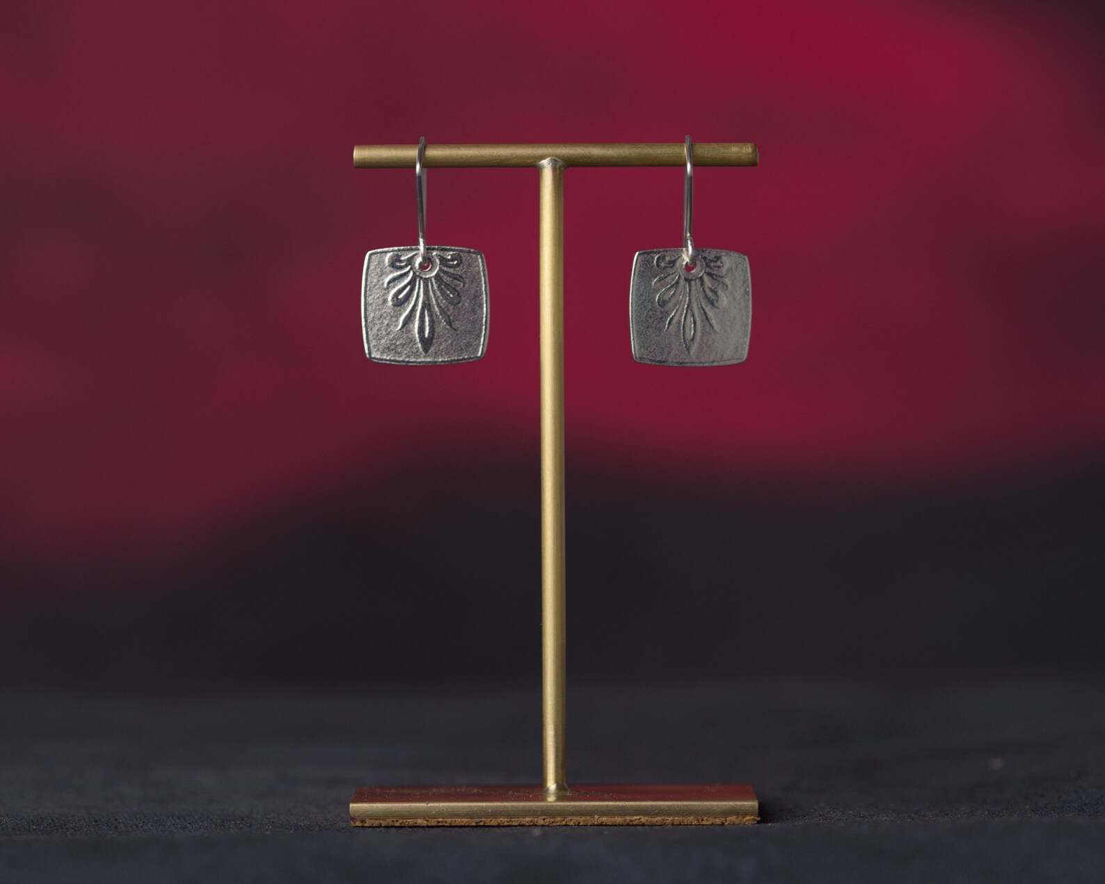 Brass Earring Display Stand 80mm Tall - Etsy