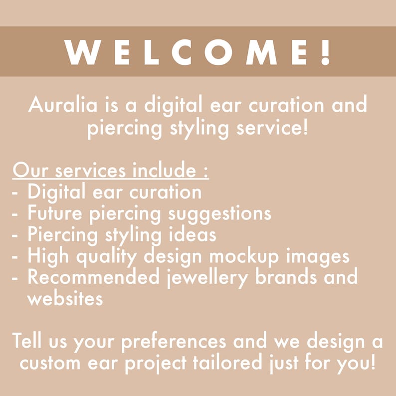 Ear Styling, Curated Ear, Ear Curation, Piercing Styling Design ...