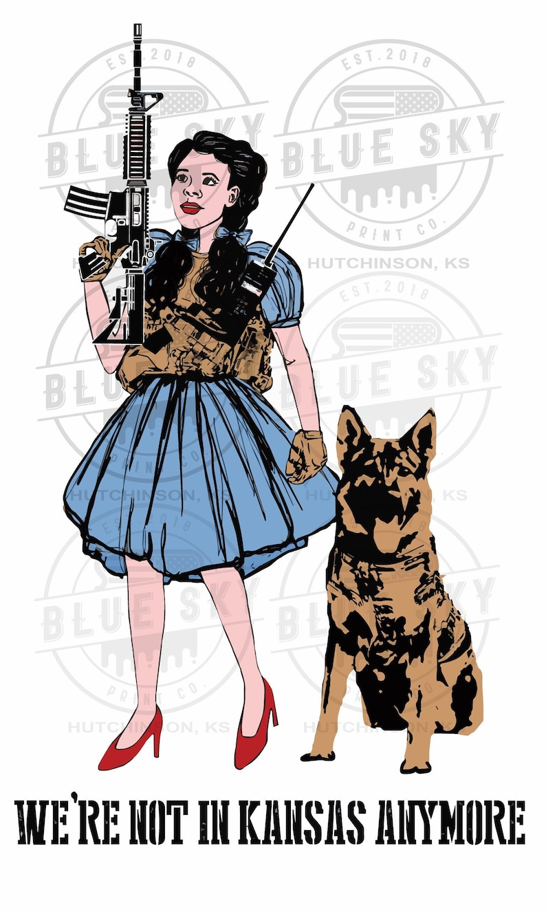 Tactical Dorothy We're Not in Kansas Anymore Wizard of Oz (SVG, PNG ...