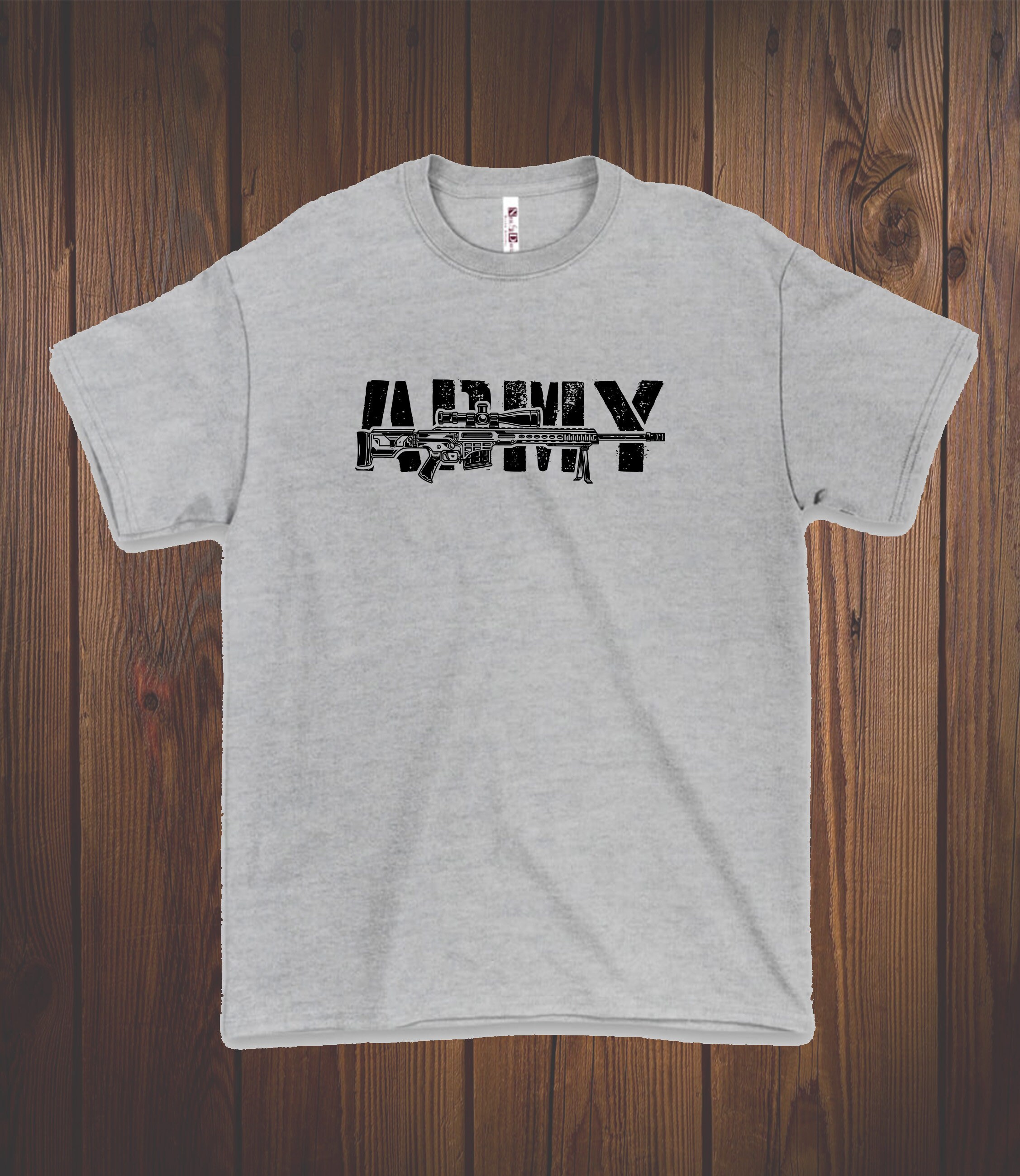 Army Machine Gun T-shirt - Etsy