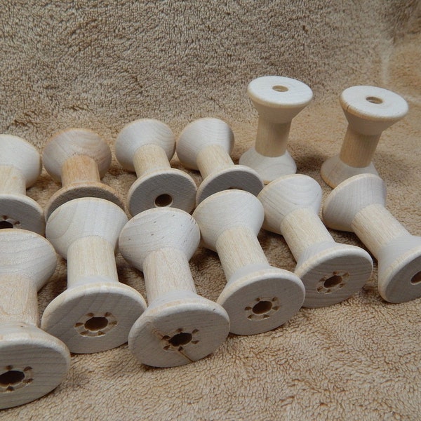 Wooden Spools - Etsy