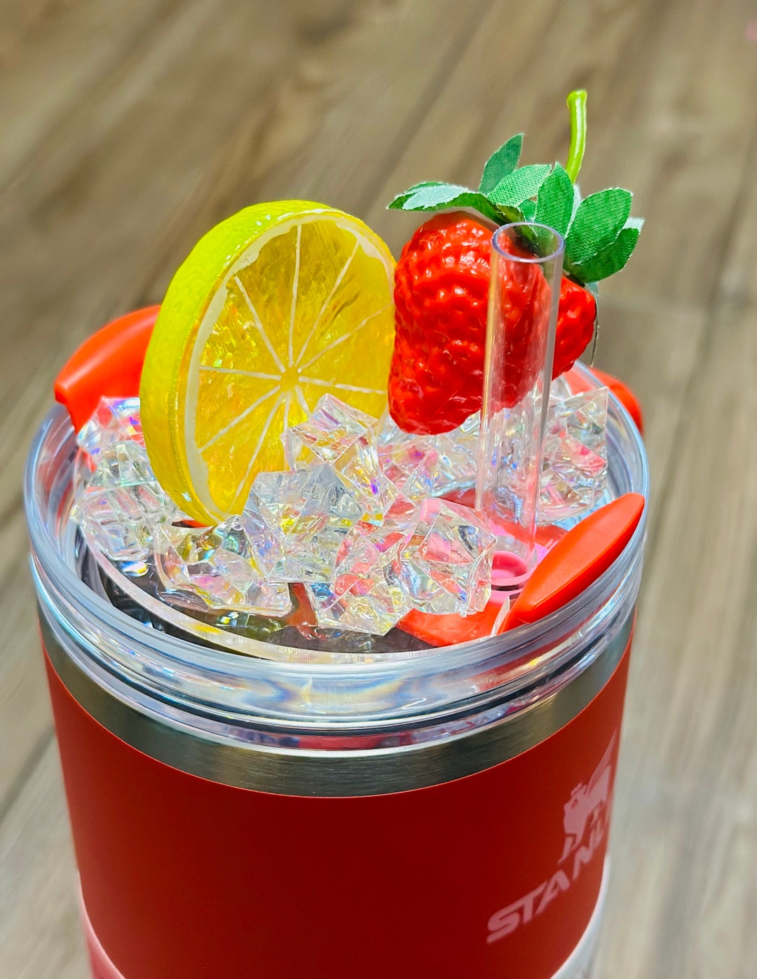 Strawberry Lemon Ice Stanley Topper - Etsy
