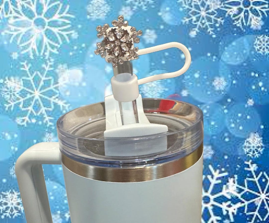 Stanley Diamond Snowflake Straw Topper - Etsy