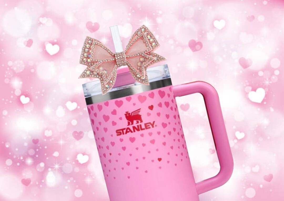 Light Pink Diamond Stanley Bow - Etsy