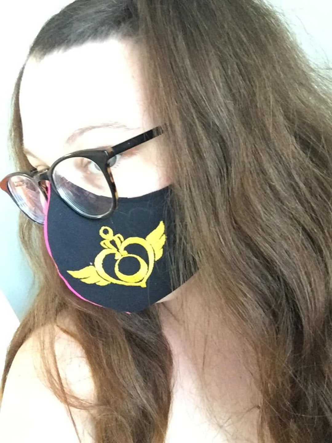 Sailor Moon Symbol Embroidered Face Masks - Etsy