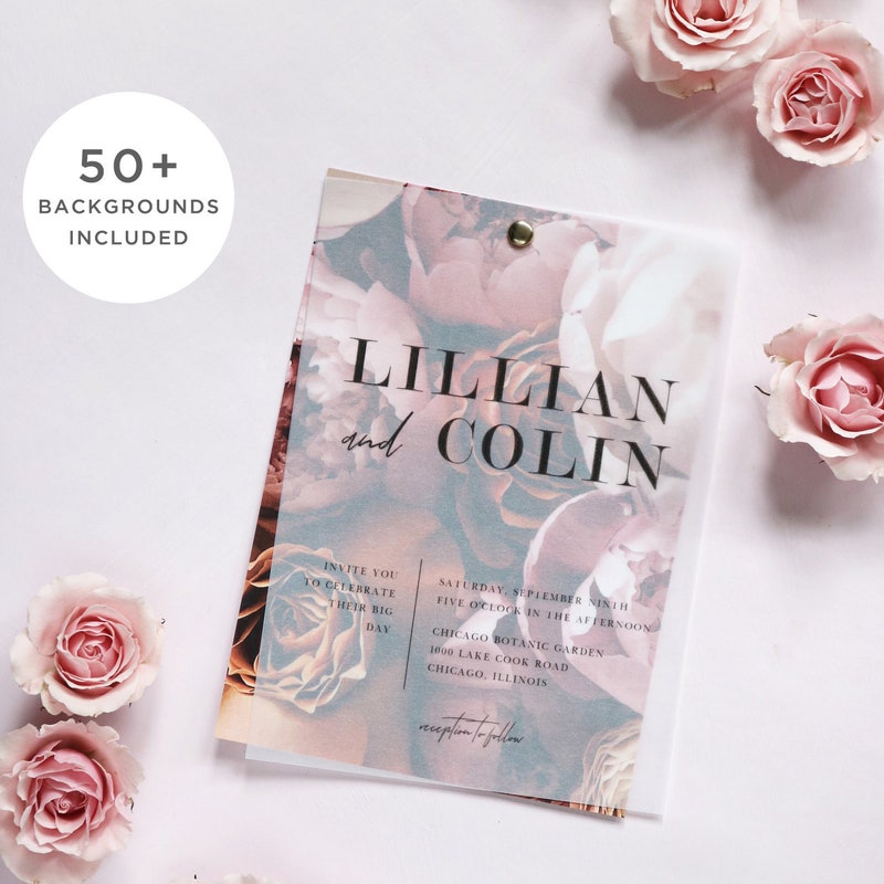 Layered Invitations - Etsy